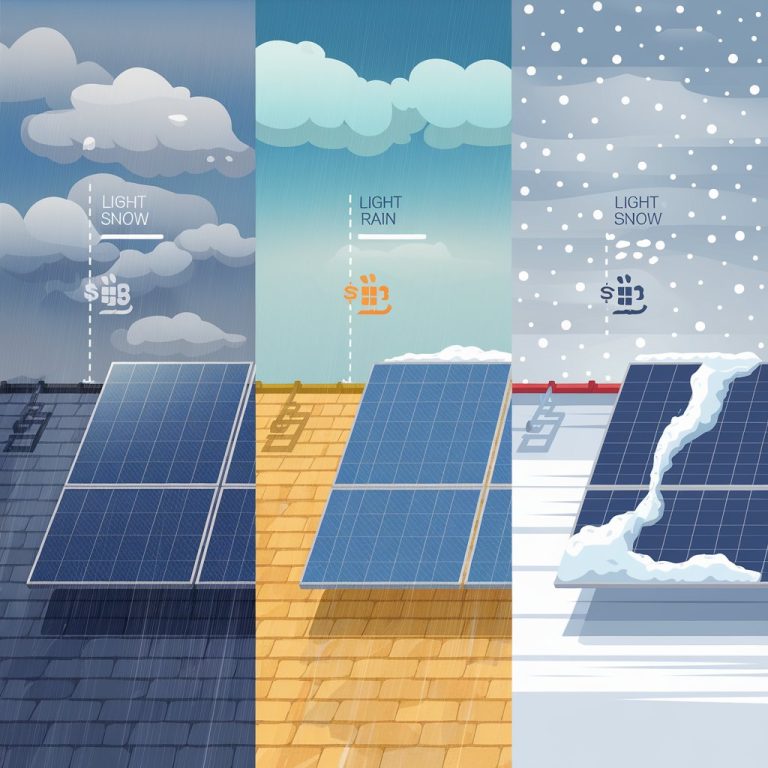 How Weather Affects Solar Panel Output: Cloudy Days, Rain & Snow ...